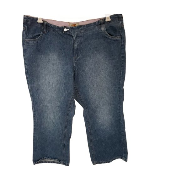 Route 66 | Jeans | Route 66 Womens 2w High Waist Straight Leg Medium Wash Denim Jeans 42x25 ...